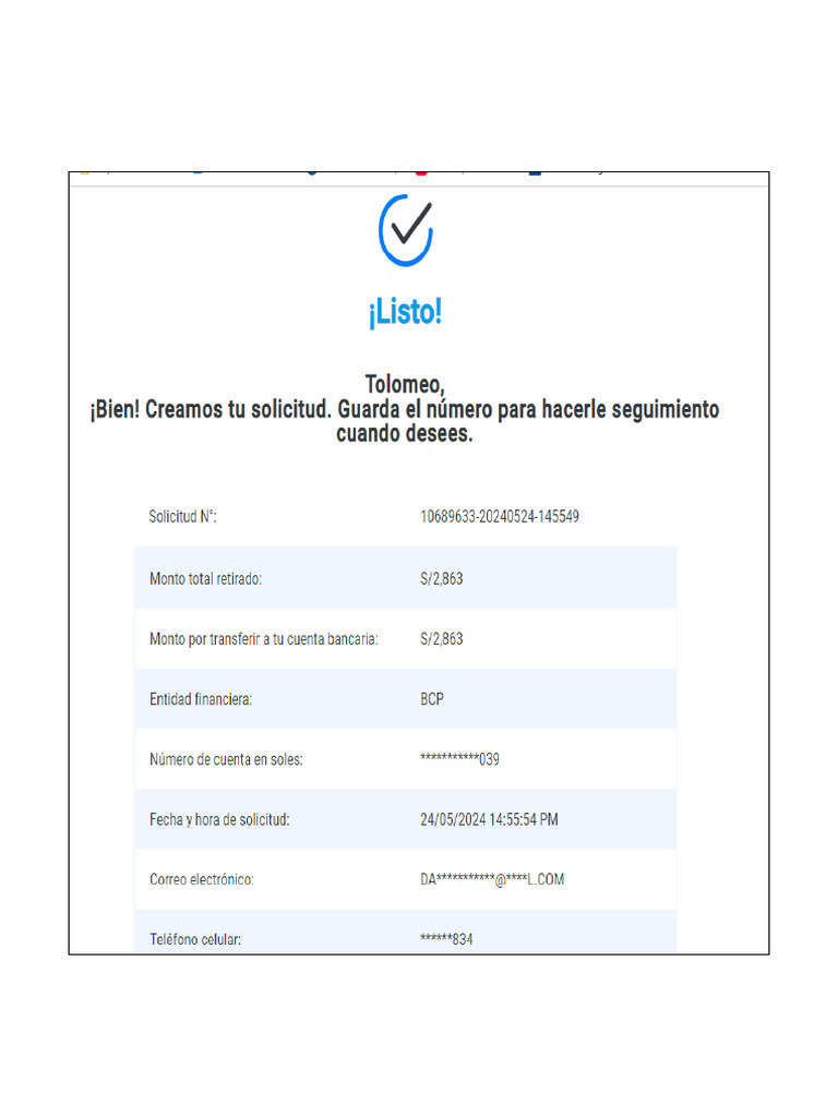 Solicitud Afp Dante | PDF