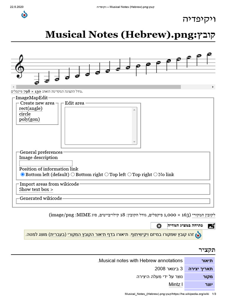 קובץ_Musical Notes (Hebrew).png – ויקיפדיה | PDF