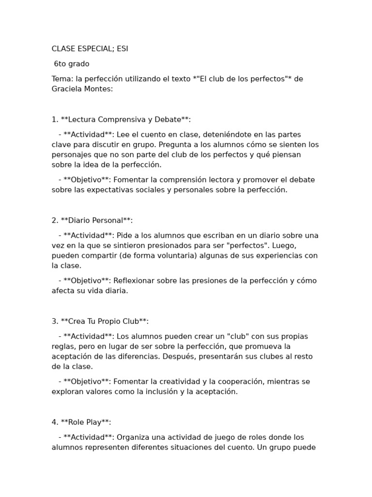 Clase Especial. Esi | PDF