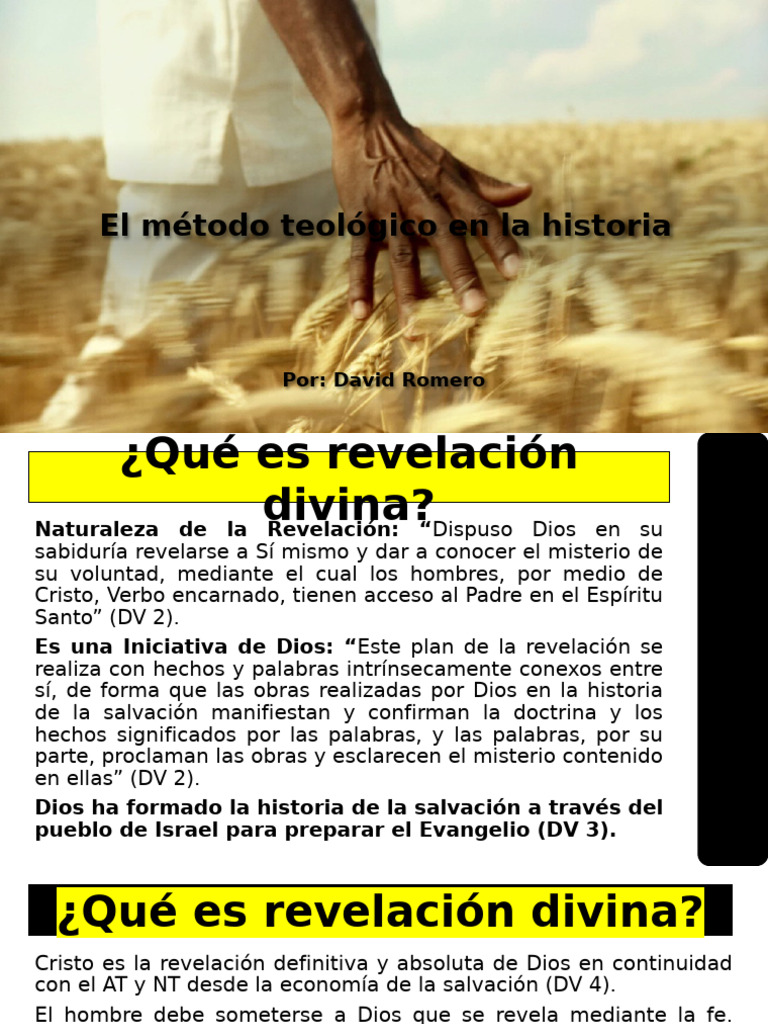 Historia del Método Teológico | PDF | Teología | Iglesia Católica