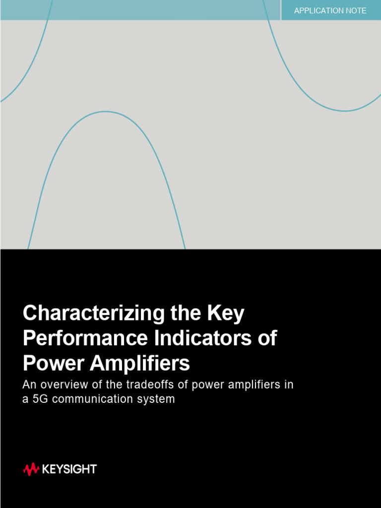 Characterizing The Key Performance Indicators of Power Amplifiers | PDF ...