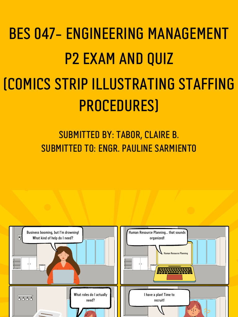 Engineering Management P2 Exam | PDF