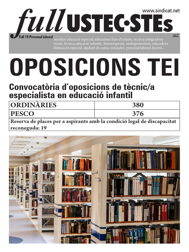 Full19 Oposicions Tei | PDF