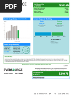 Newly Designed Eversource Bill | PDF