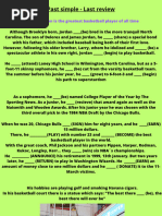 Michael Jordan Reading Comprehension Quiz | PDF | Social Science