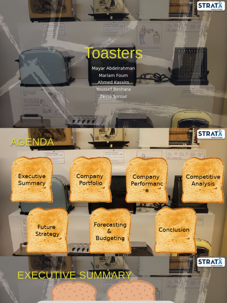 Toasters MT Presentation | PDF | Net Income | Revenue