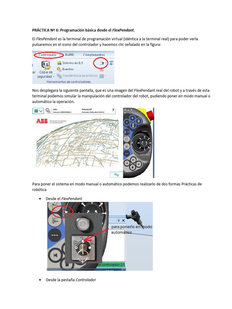 Práctica Nº6 Robotstudio | PDF | Robot | Robótica