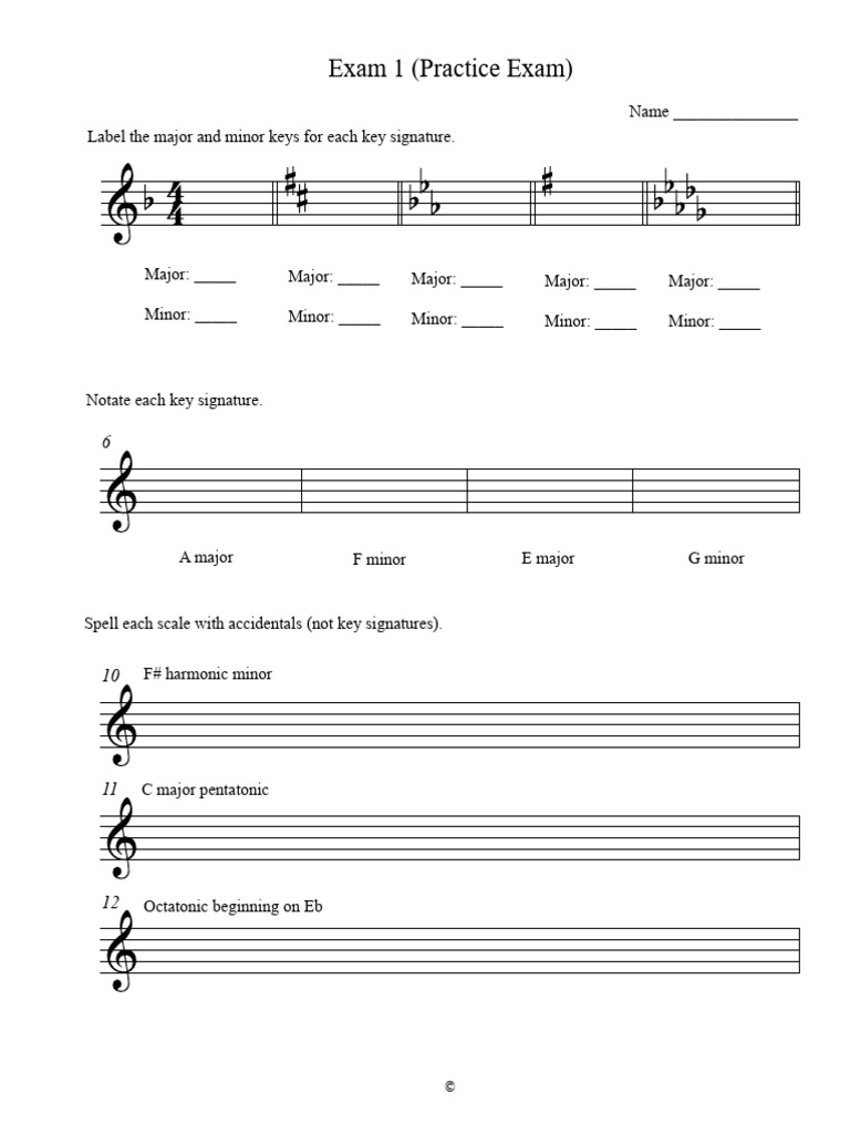 Exam 1 Practice | PDF