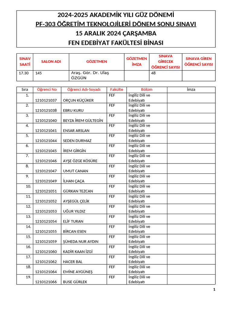 Öğretim Teknolojileri 145 FEF | PDF