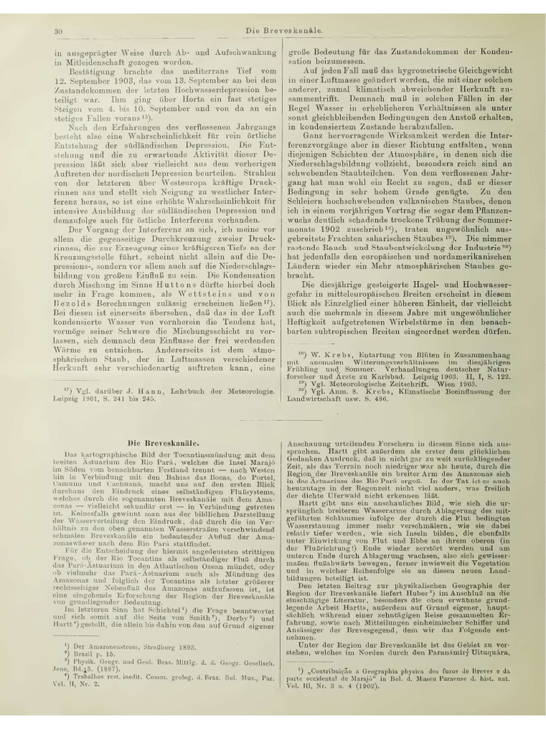 Die Breveskanäle - Jacques Huber Globus. Illustrierte Zeitschrift Für ...