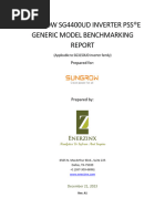 Sungrow Sg4400ud Psse Model Documentation - 12212023 | PDF ...