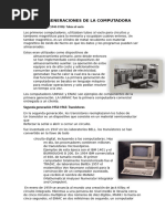 Evolución de las Computadoras | PDF