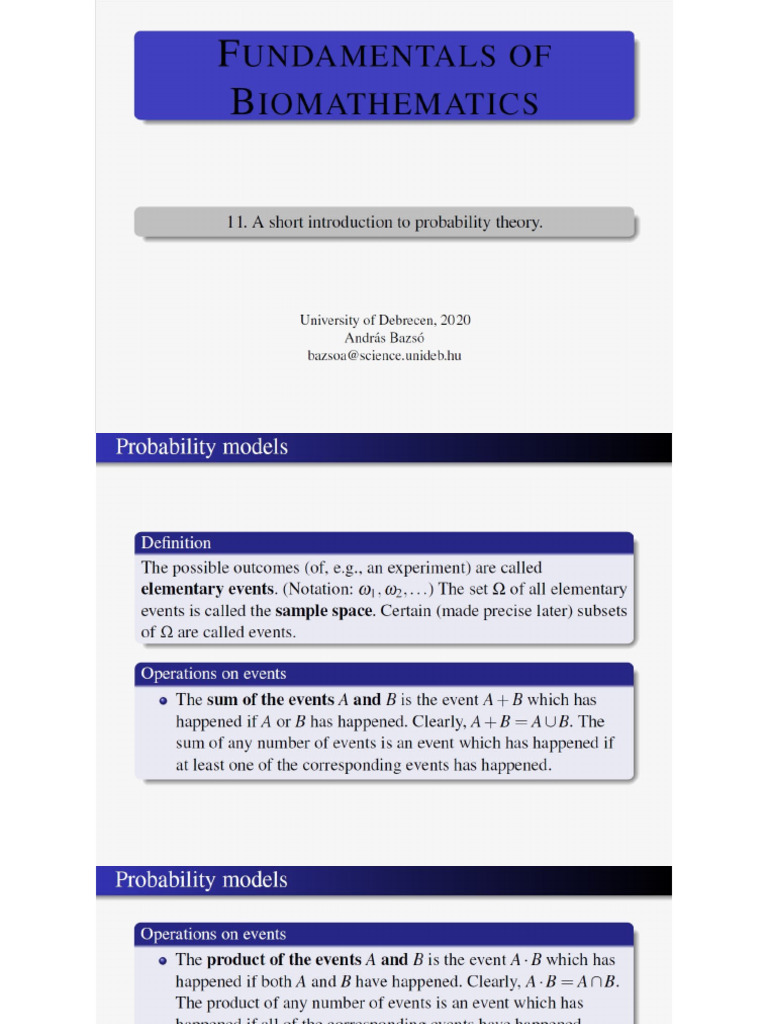 12 Probability Theory | PDF
