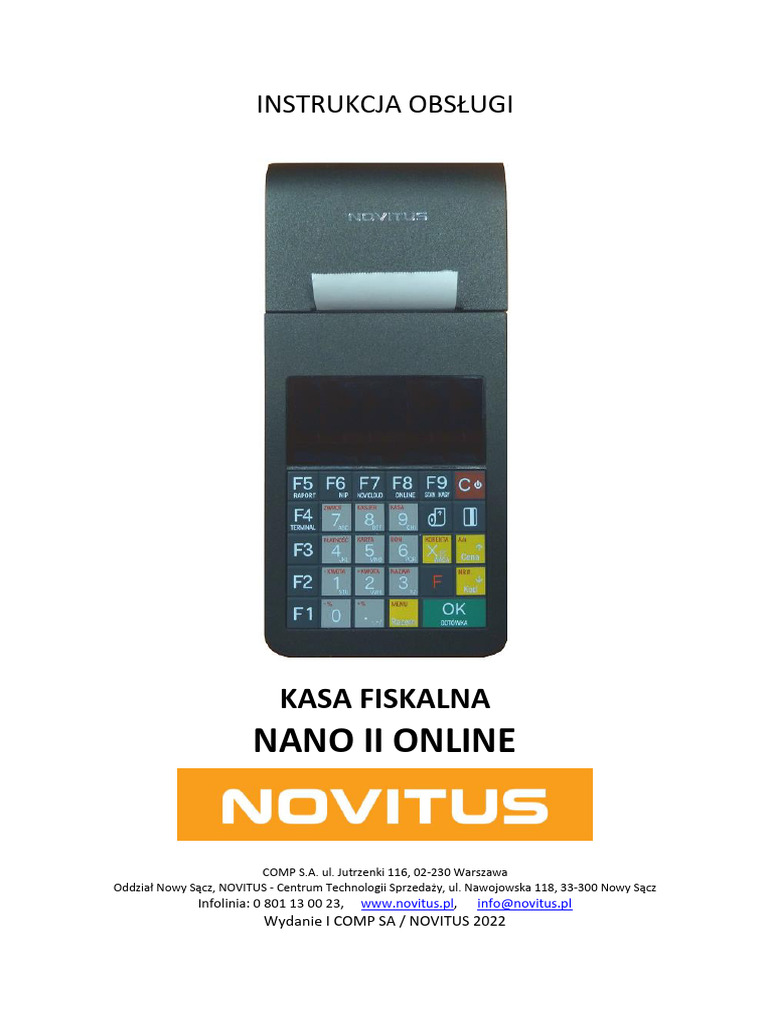 Instrukcja Obslugi Nano2 Online v05 20230404 3 | PDF