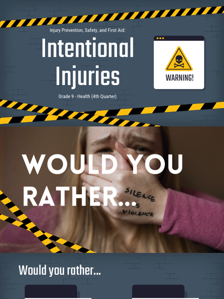 Intentional Injury Prevention Choices | PDF