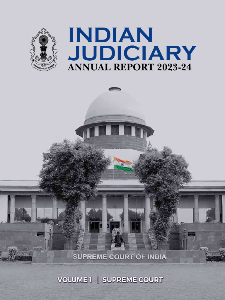 Indian Judiciary Annual Report 2023-2024 | PDF | Judiciaries | Justice
