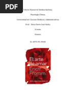 El Arte de Amar | PDF | Amor | Erich Fromm