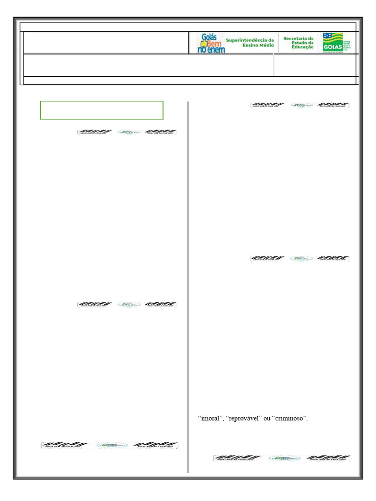 Sociologia Lista 10 ENEM Seriado 1 | PDF | Émile Durkheim | Sociologia