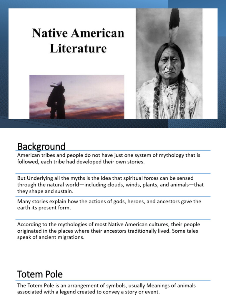 Native American Literature | PDF