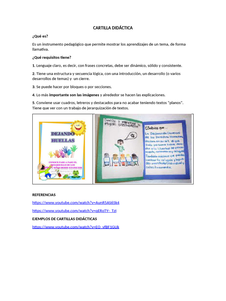 Guía para Crear Cartillas Didácticas | PDF
