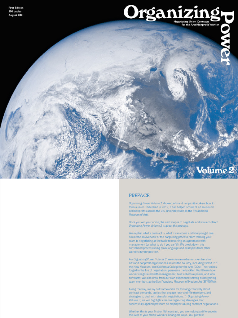 Organizing Power Volume 2 | PDF | Cost Of Living | Collective Bargaining