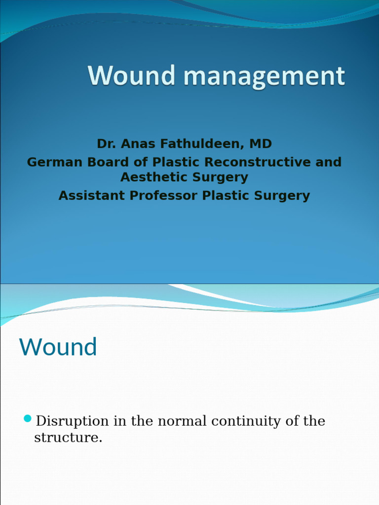 Wund Care Fathuldeen 2 | PDF | Wound | Medical Specialties