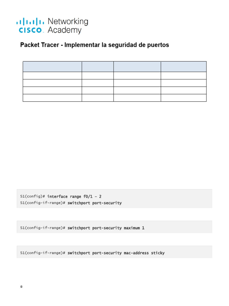 Seguridad De Puertos En Switches Pdf Controlador De Interfaz De Red Red De Arquitectura