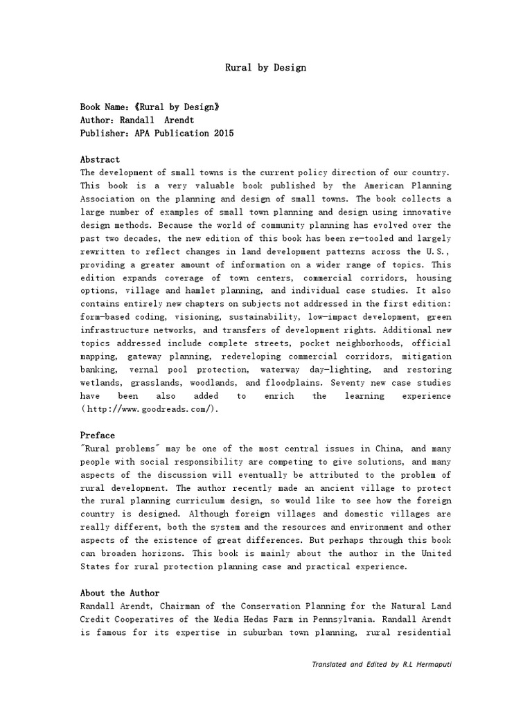Innovative Small Town Planning Guide | PDF | Road | Cost
