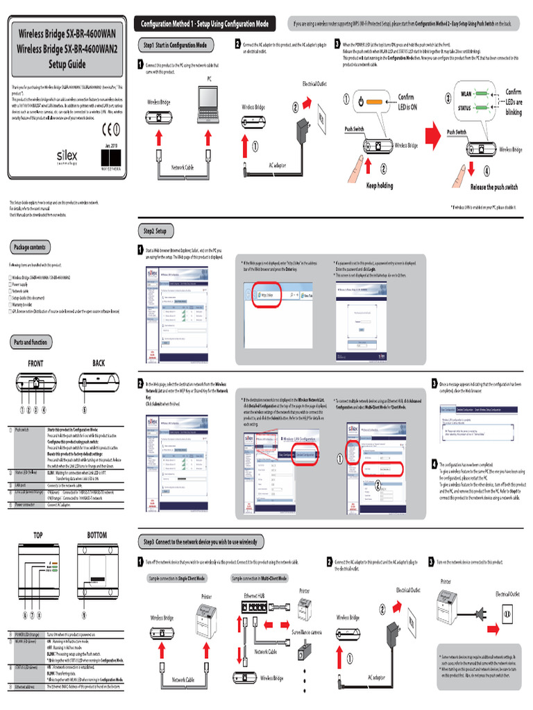 Sxbr4600wan2 Setupguide Eng Xa | PDF