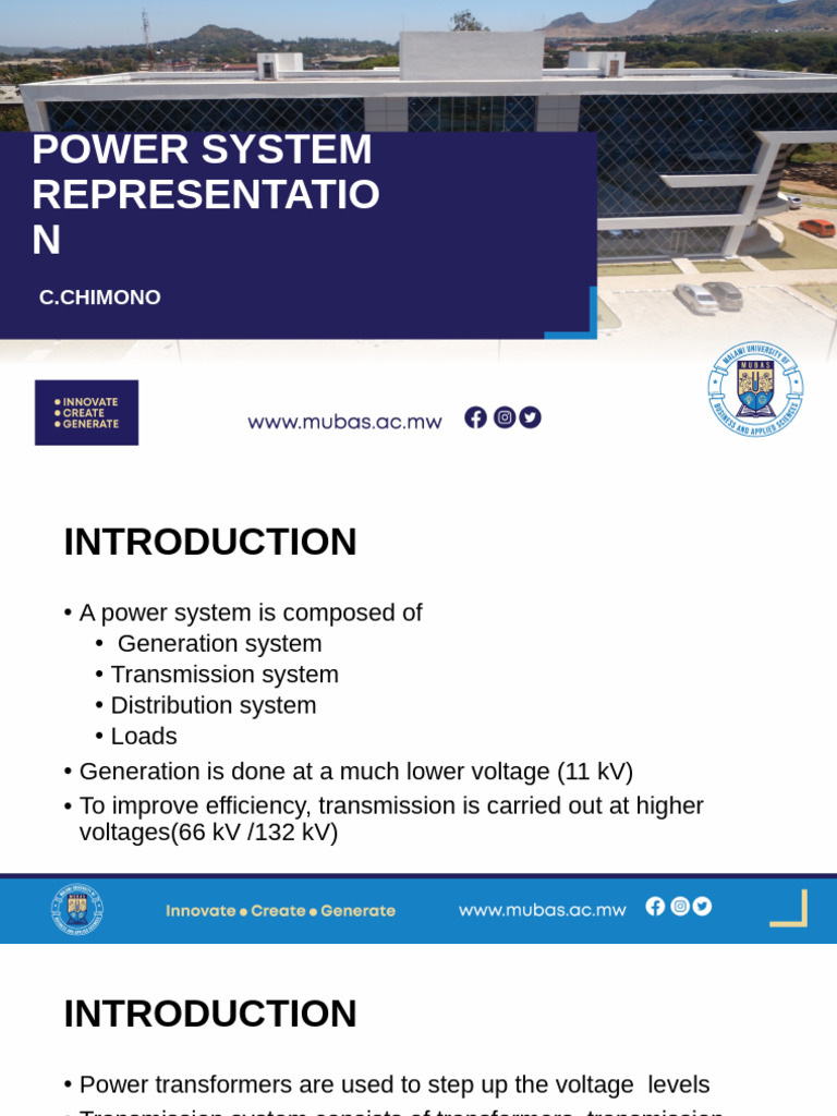 Power System Representation-1 (Autosaved) | PDF | Electric Power ...