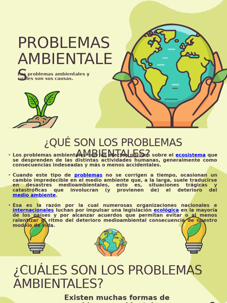 Problemas Ambientales | PDF | Entorno natural | Contaminación
