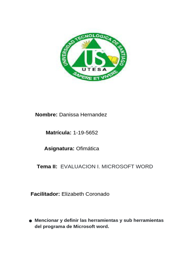 Informatica 2 | PDF | Archivo de computadora | Microsoft Word