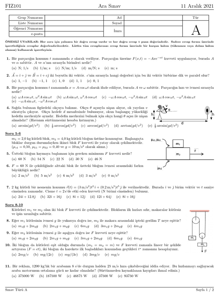 FIZ101 - Tot 93 104 | PDF