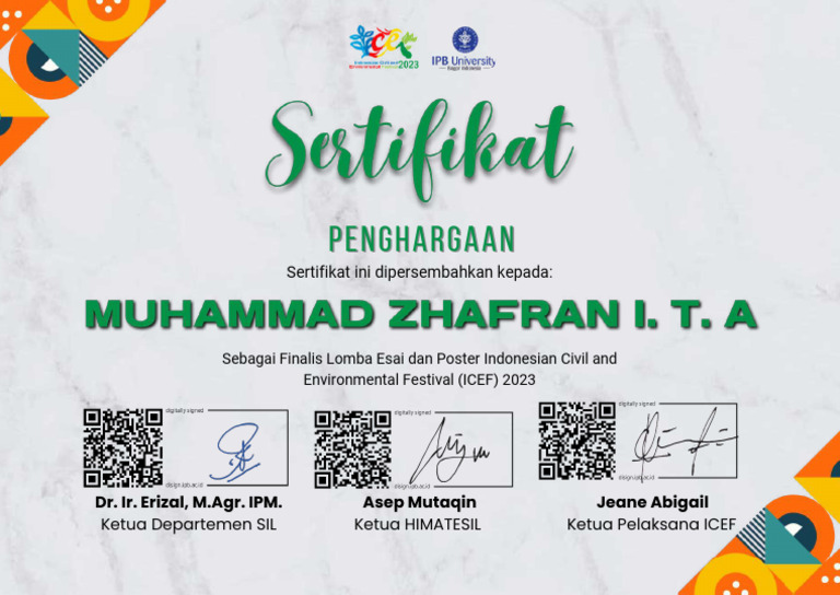 Muhammad Zhafran | PDF