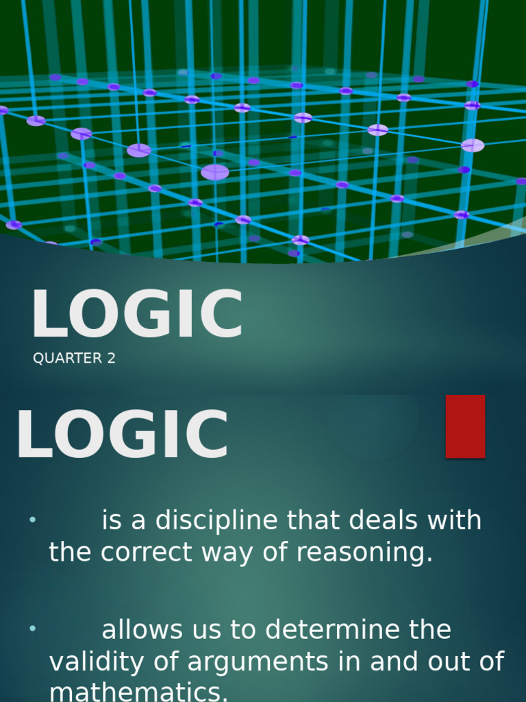 6-LOGIC | PDF | Contradiction | If And Only If