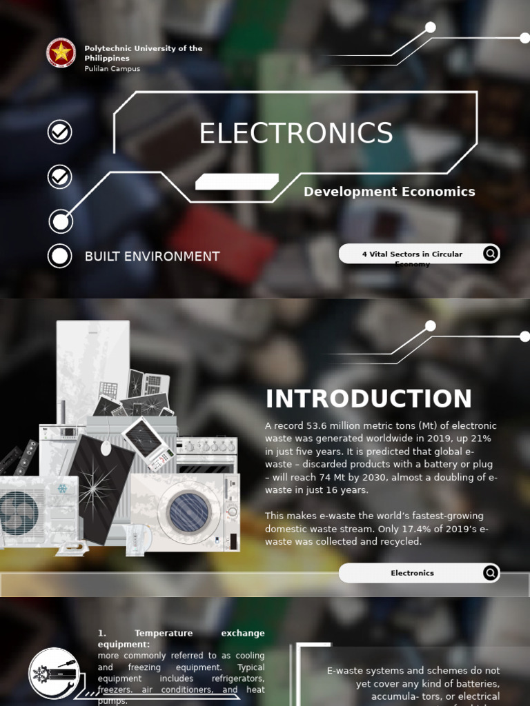 E-Waste Management in Circular Economy | PDF | Electronic Waste | Life ...