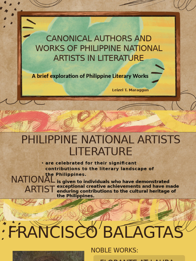 Canonical Authors of The Philippine Literature | PDF | Philippines