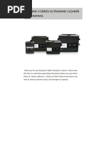 Ultraclean Go 25 LTR | PDF | Ultrasound | Water