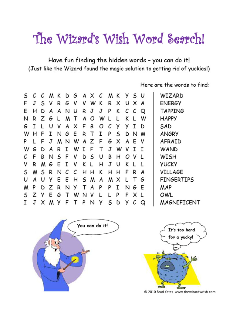 Wizardswishwordsearch | PDF