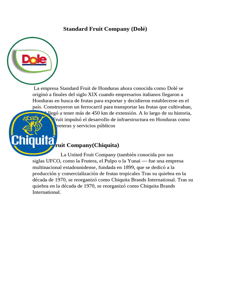 Bananeras | PDF