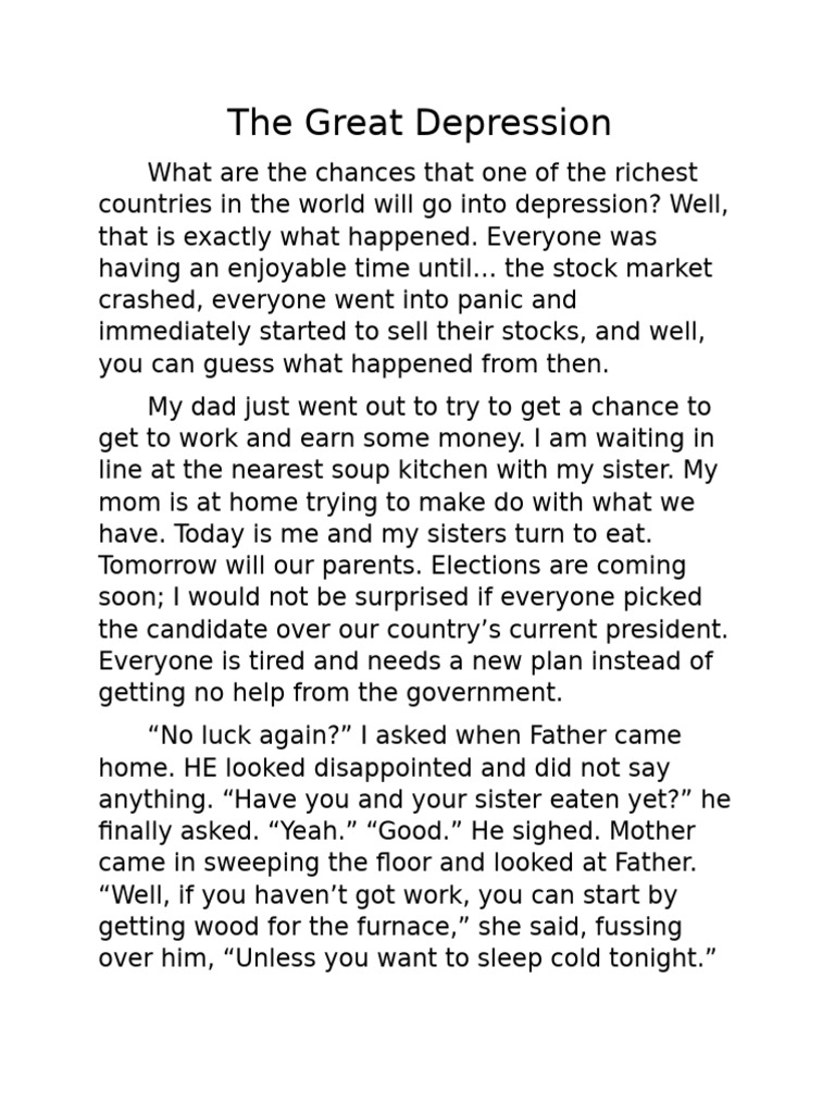 Great Depression | PDF