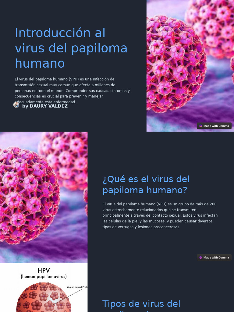 Guía Completa sobre el VPH | PDF | Cuidado de la salud | Especialidades ...