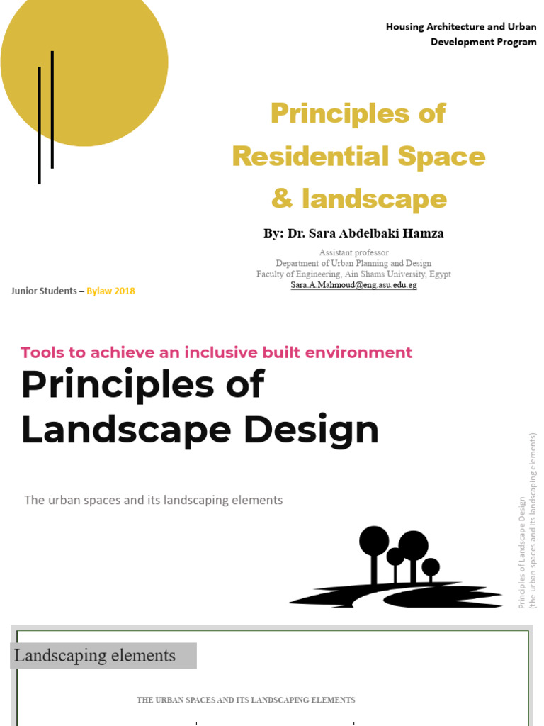 landscaping elements 1 | PDF | Lighting | Sidewalk