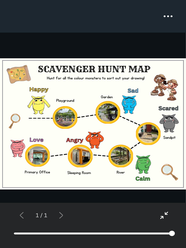 Scavenger Map - Certificate | PDF