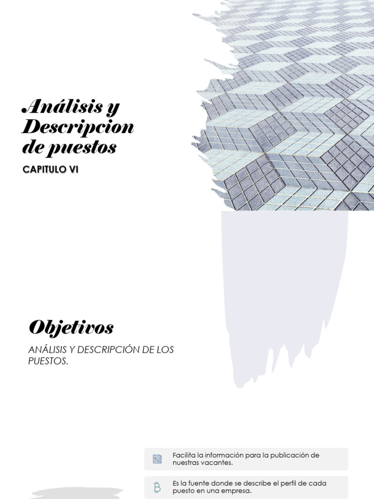 CAPITULO VI Análisis y Descripcion de Puestos | PDF