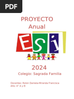 Proyecto-Esi 2024 | PDF | Educación sexual | Adultos