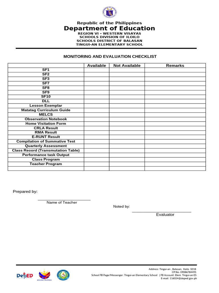 Monitoring and Evaluation Final | PDF