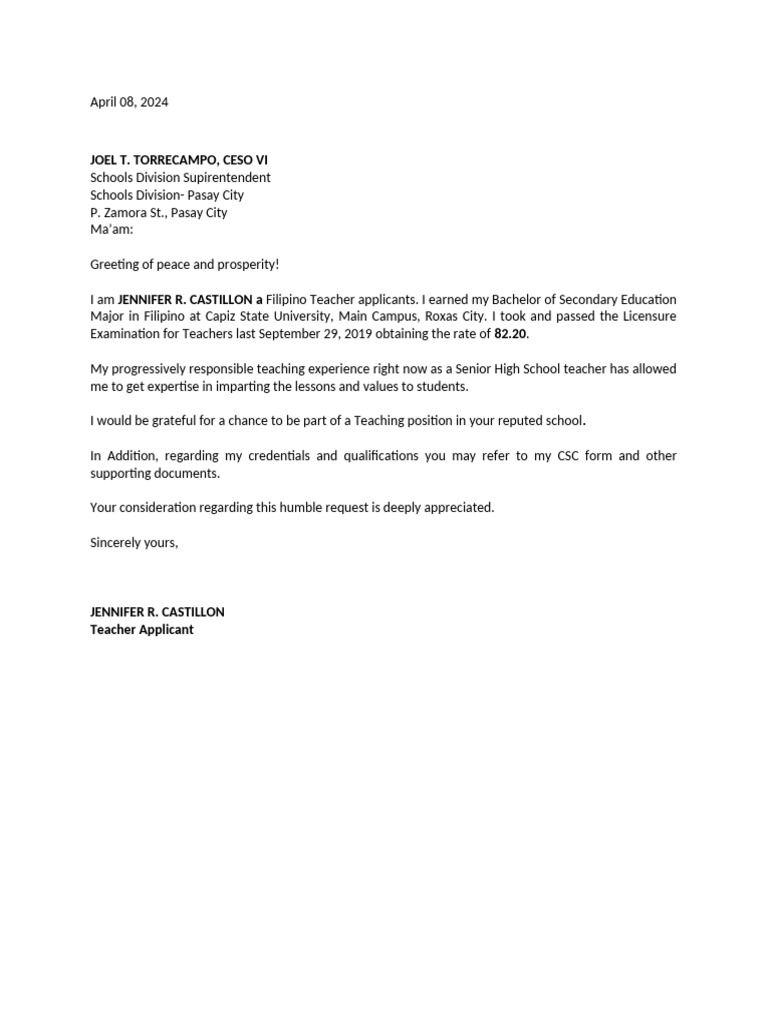 Application Deped (3) | PDF