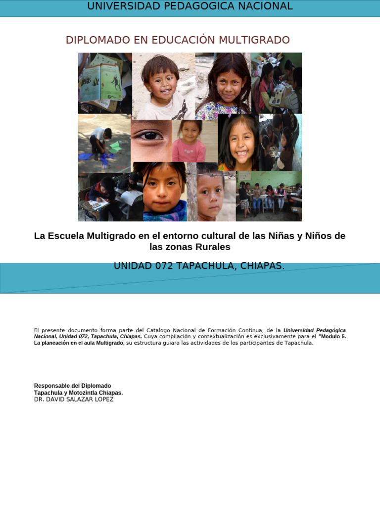 Planeacion Multigrado Modulo V | PDF | Aprendizaje | Salón de clases
