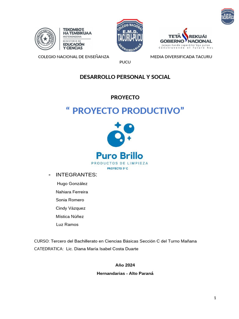 Proyecto Muestra 3° C | PDF | Marketing | Business